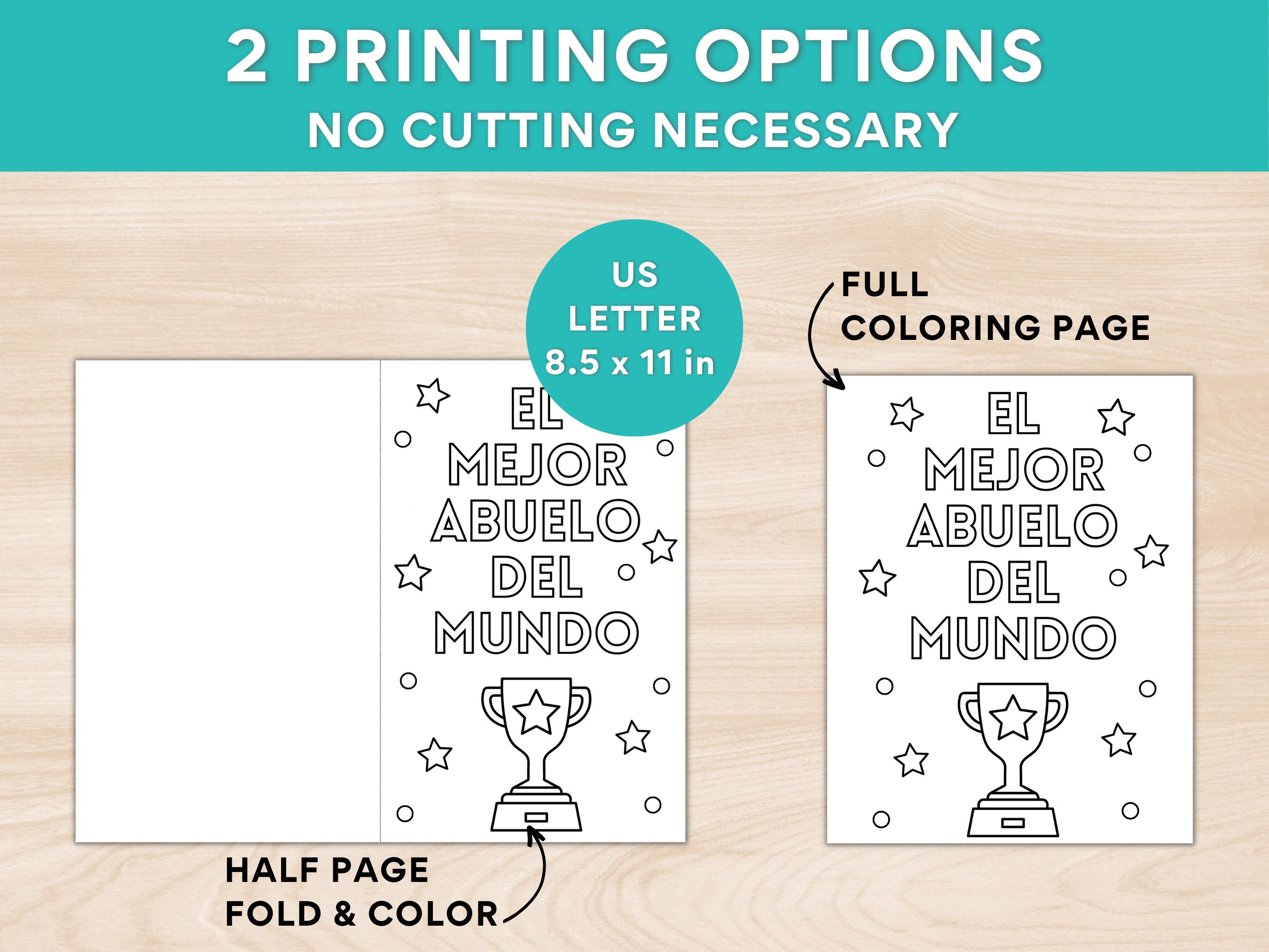 Fathers Day Printable Card Spanish, Feliz Dia Del Padre, Dia De Los ...