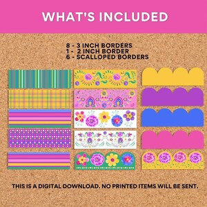 Classroom Bulletin Board Borders, Spanish Classroom Decor, Bulletin ...