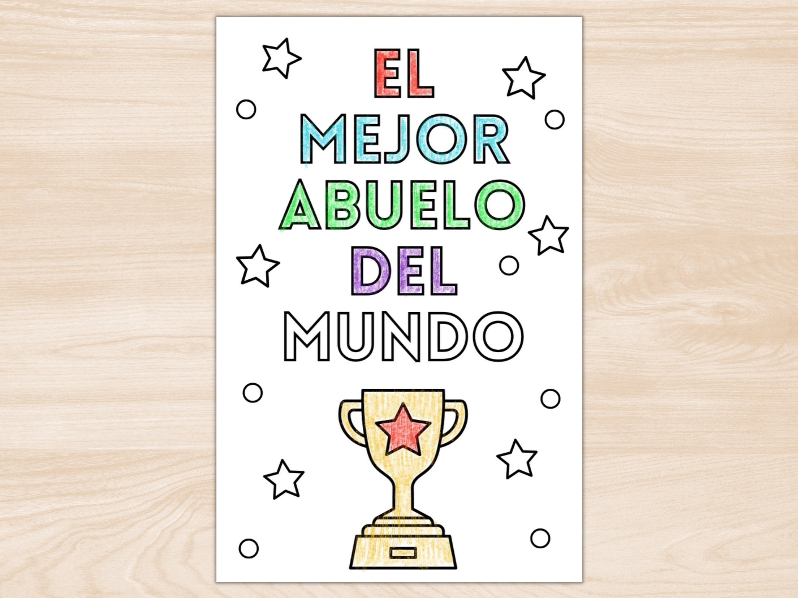 Fathers Day Printable Card Spanish, Feliz Dia Del Padre, Dia De Los ...