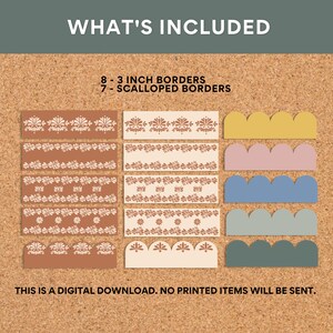 Neutral Classroom Bulletin Board Borders, Spanish Classroom Decor ...