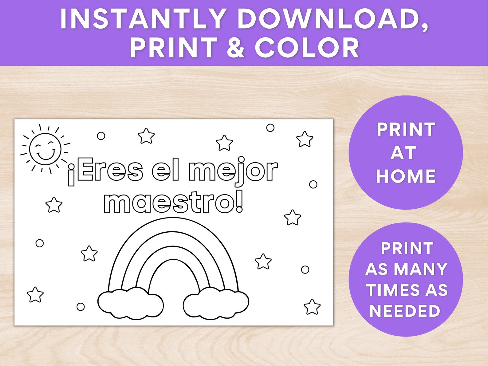 Spanish Bilingual End of Year Teacher Gift, Teacher Appreciation ...