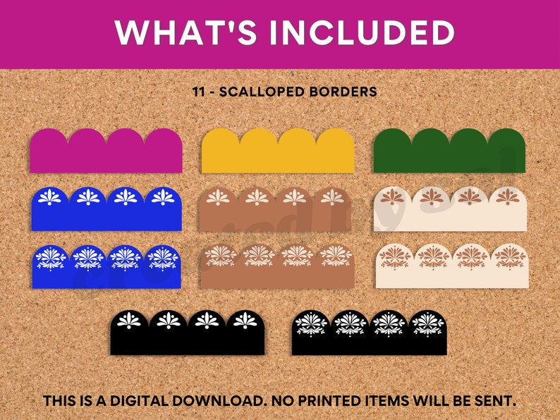 Classroom Bulletin Board Borders Boho Classroom Decor - Etsy