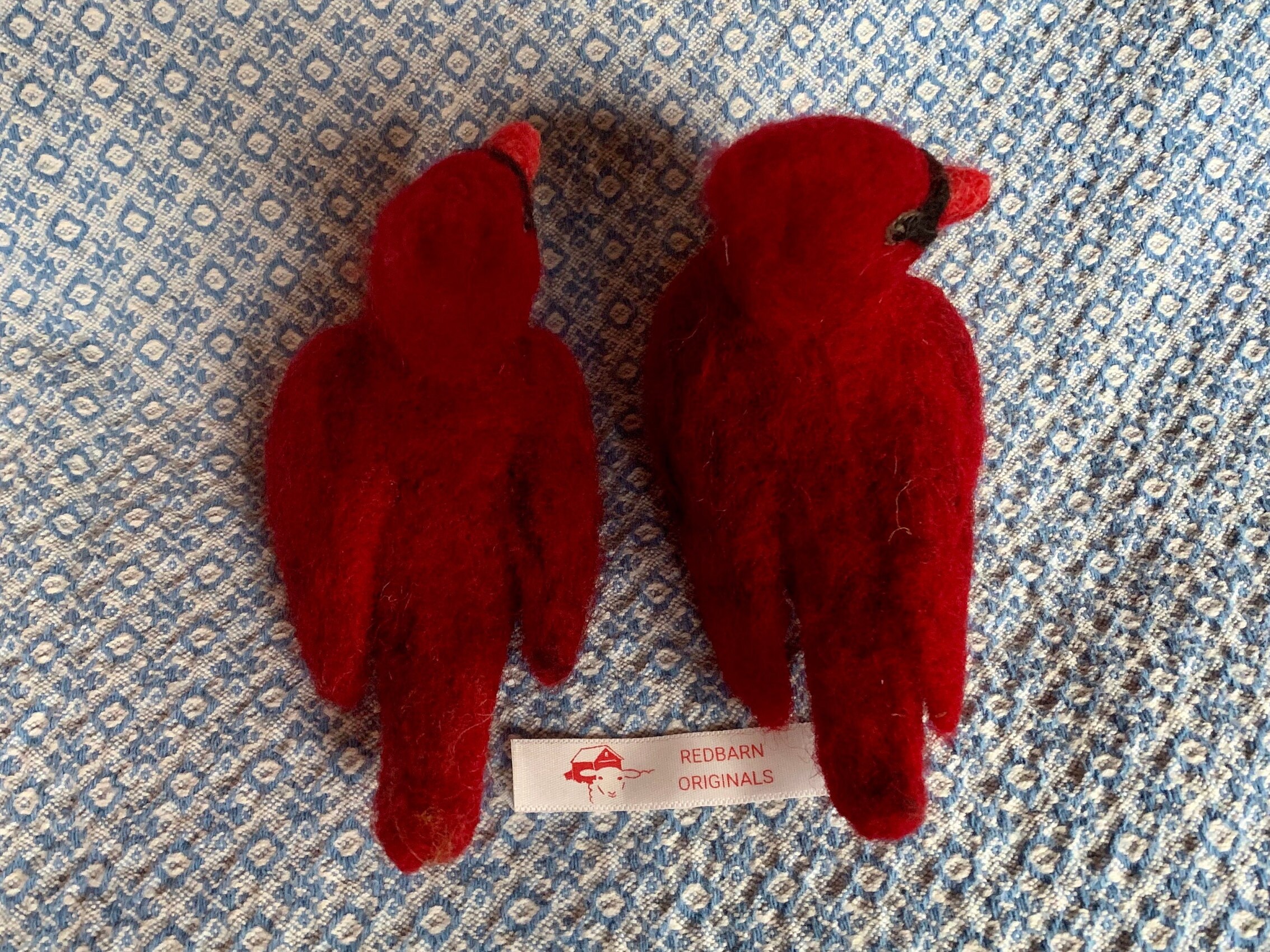 Kit Cardinal Needle Felting Kit Easy Craft Kit Red Bird Kit - Etsy