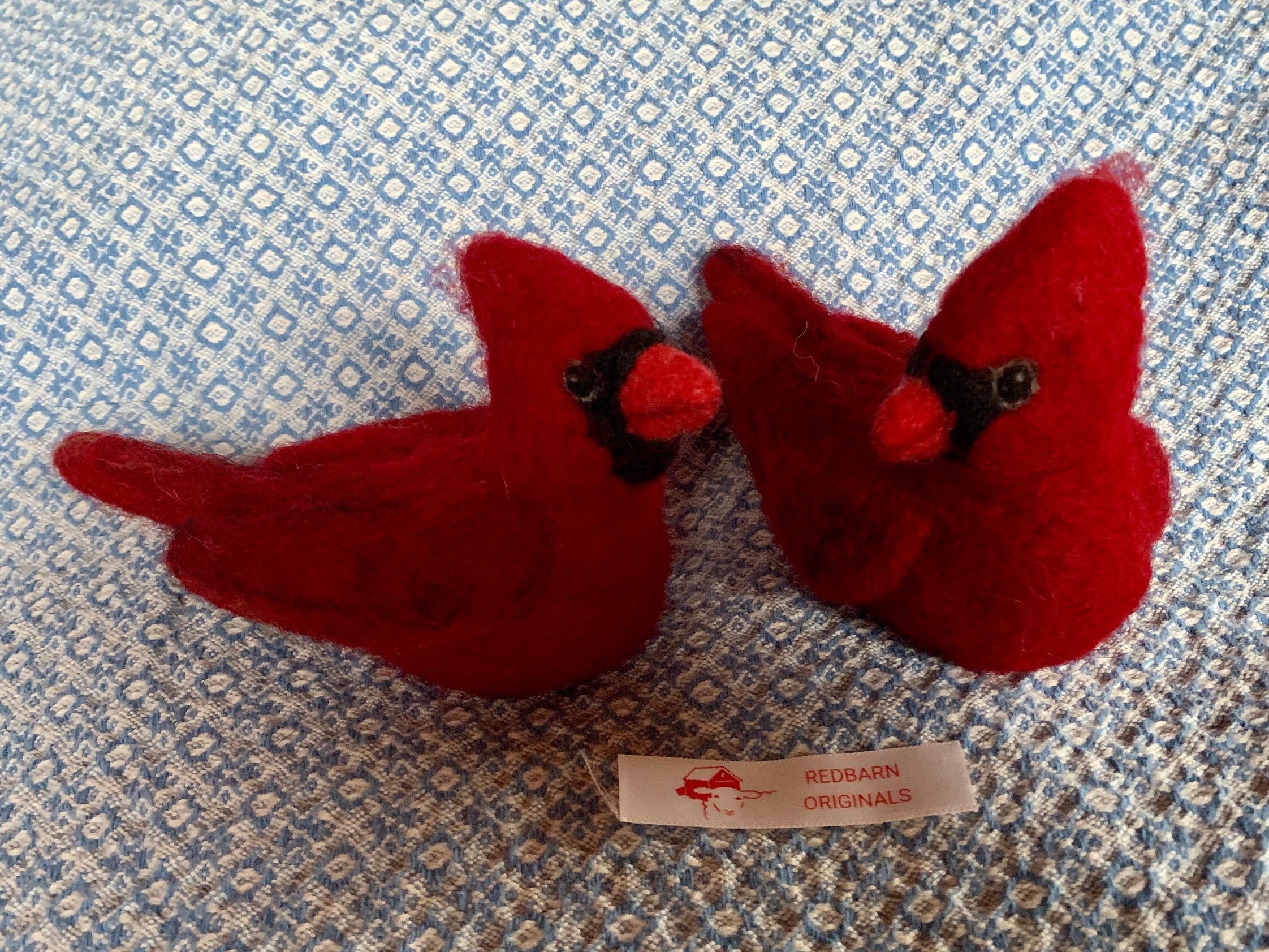 Kit Cardinal Needle Felting Kit Easy Craft Kit Red Bird Kit - Etsy