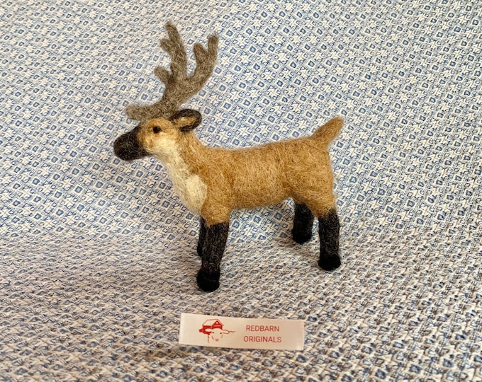 KIT DIXIE the DEER Needle Felting Kit Needle Felted Deer - Etsy