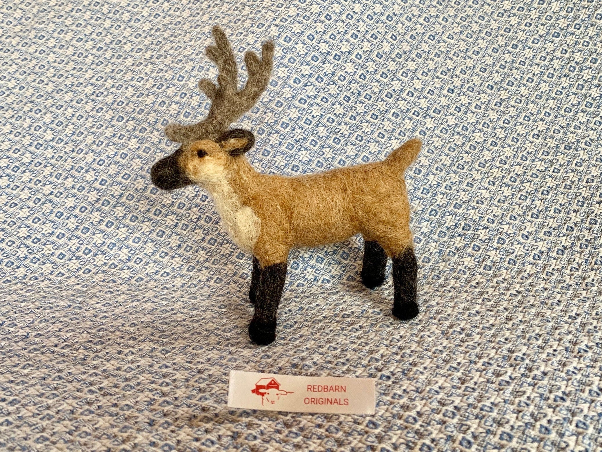 Kit Reindeer Needle Felting Kit For 2 Deer Wool DIY Felting | Etsy