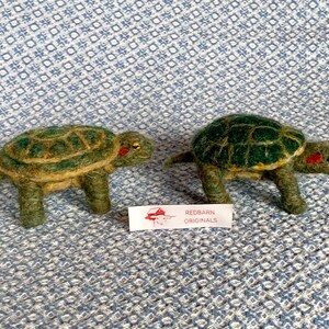 Kit Turtle Needle Felting Kit for 2 Turtles Wool Green and Tan Cute ...