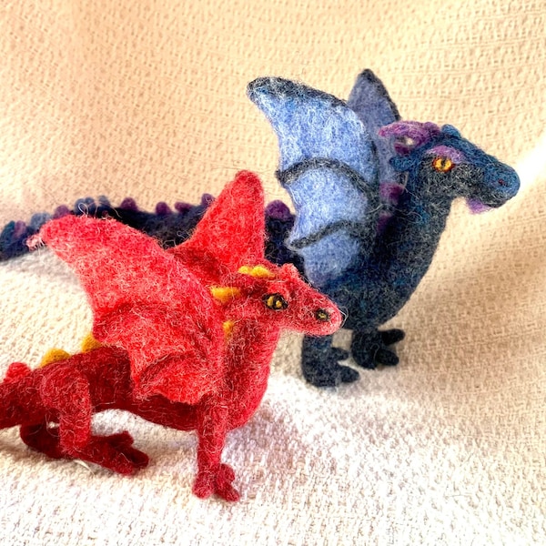 Felt Dragon - Etsy