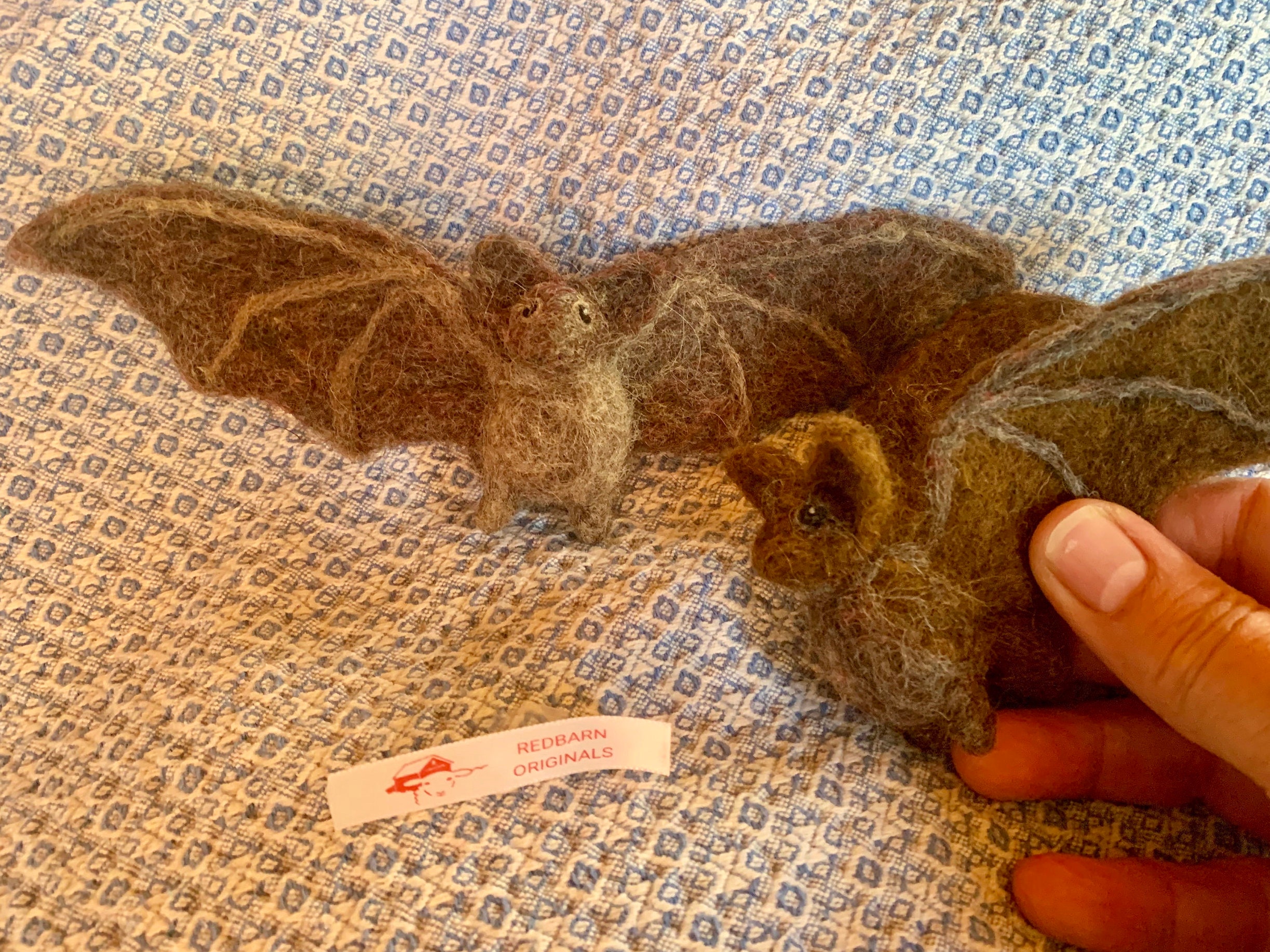Bat Needle Felting Kit: DIY Wool Fiber Art - Halloween Decor, Needles ...