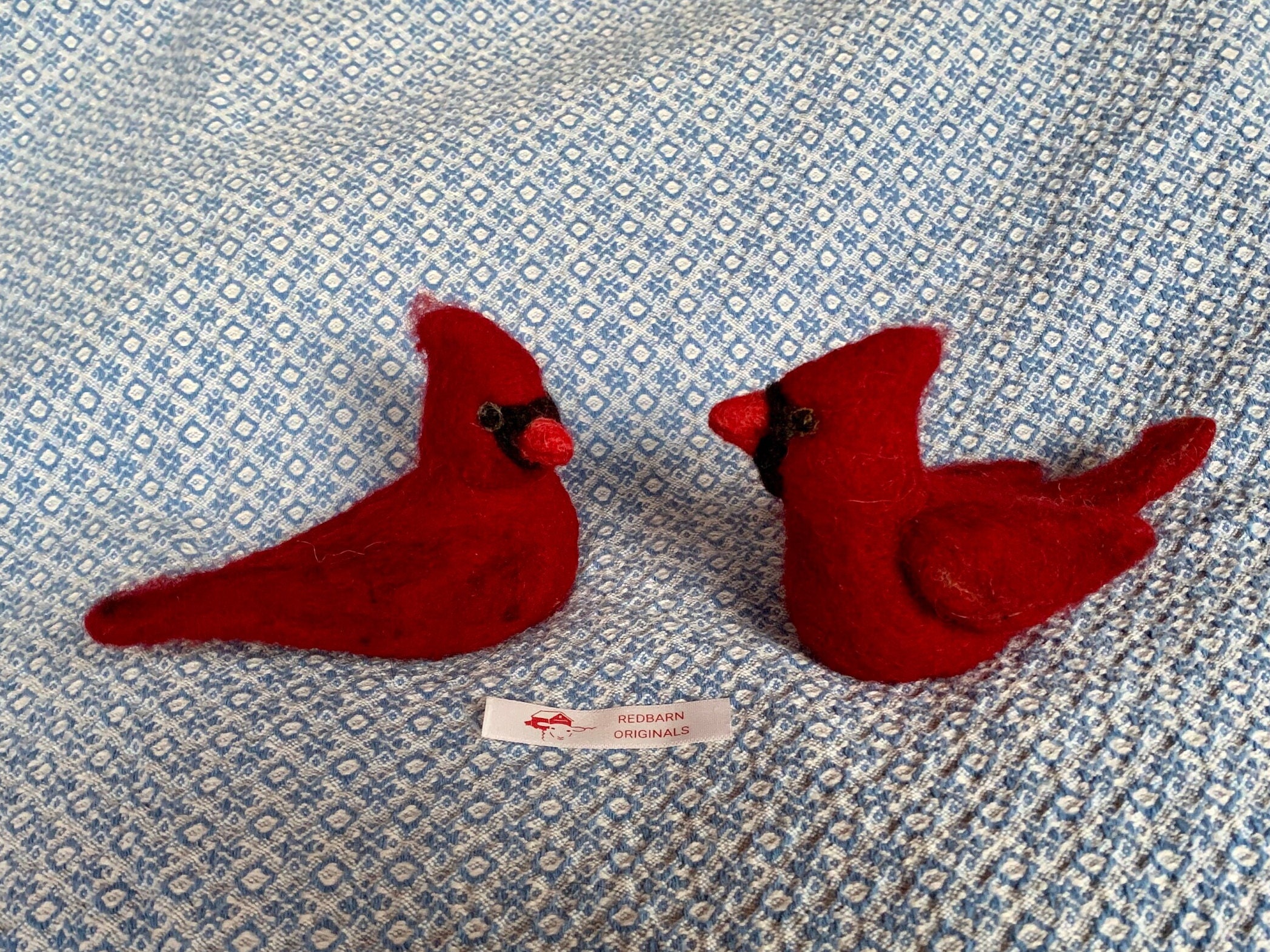 Kit Cardinal Needle Felting Kit Easy Craft Kit Red Bird Kit - Etsy
