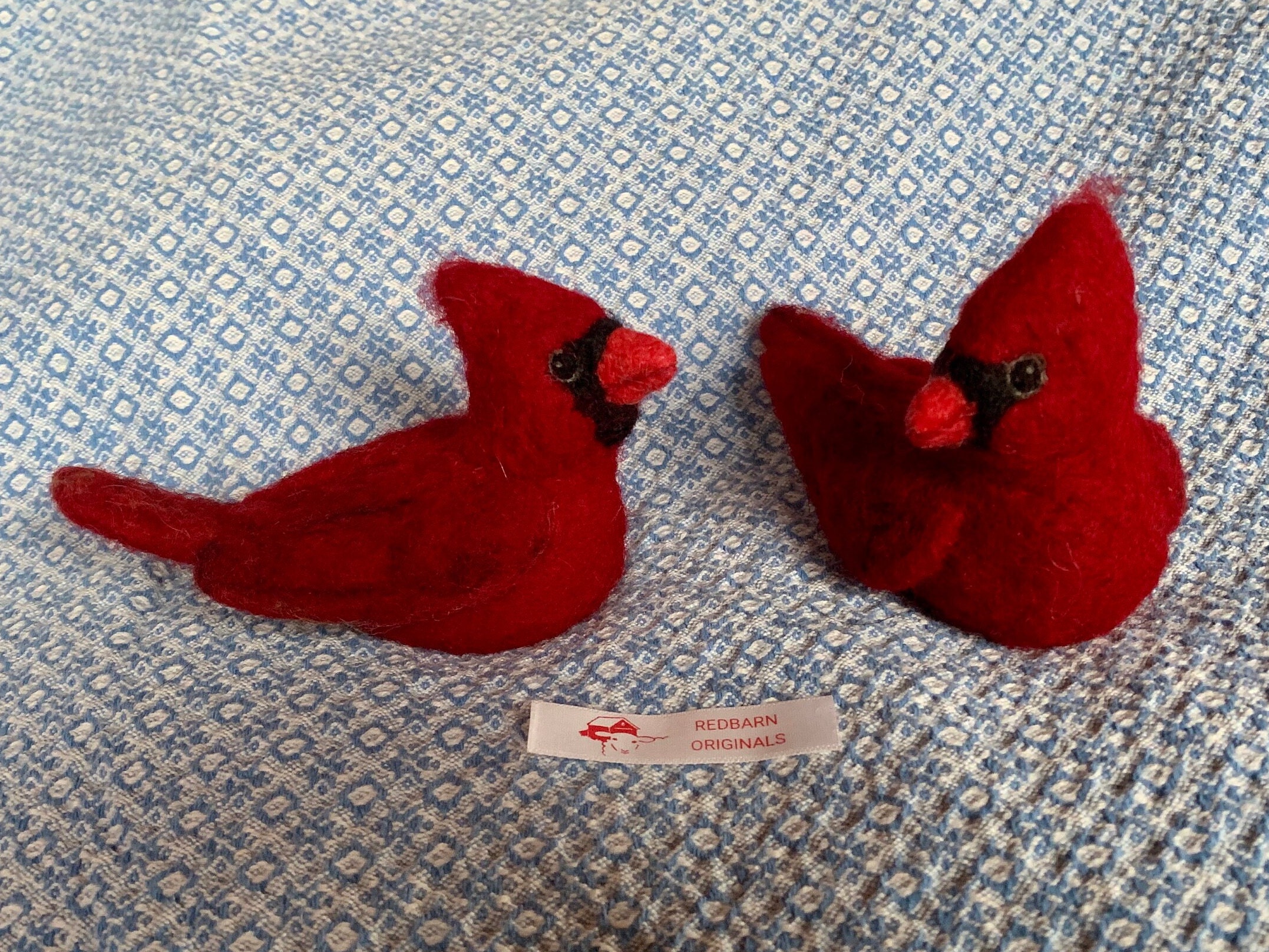 Kit Cardinal Needle Felting Kit Easy Craft Kit Red Bird Kit - Etsy