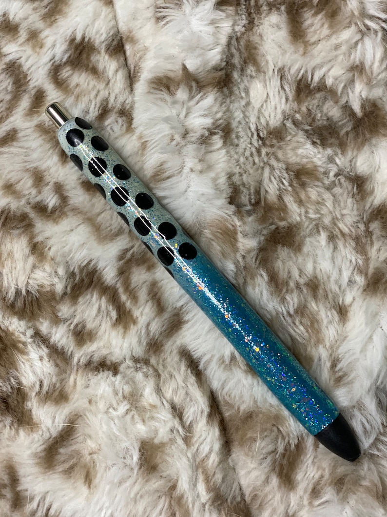 BLUE POLKA DOT Gel Pen - Etsy