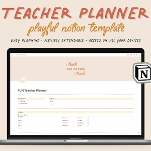 Digital Teacher Planner 2.0 NOTION TEMPLATE - Teacher Calendar for ...