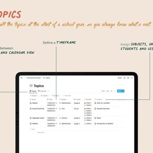 Homeschool Planner NOTION TEMPLATE - Digital Homeschooling Planner for ...