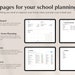 Digital Teacher Planner NOTION TEMPLATE Teacher Calendar for Lesson ...