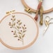 Modern Hand Embroidery Pattern - Twig With Berries - Beautiful Easy ...