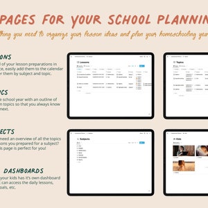 Homeschool Planner NOTION TEMPLATE - Digital Homeschooling Planner for ...