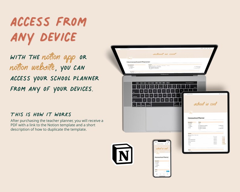 Homeschool Planner NOTION TEMPLATE Digital Homeschooling - Etsy