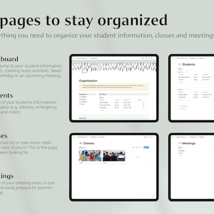 Digital Teacher Planner 2.0 NOTION TEMPLATE - Teacher Calendar for ...