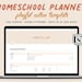 Homeschool Planner NOTION TEMPLATE - Digital Homeschooling Planner for ...