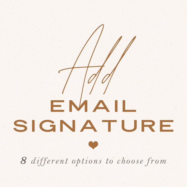 Email Signature With Photo and Logo Template - Etsy