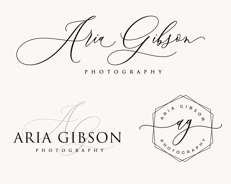 Premade Logo Design Photography Logo and Watermark | Etsy