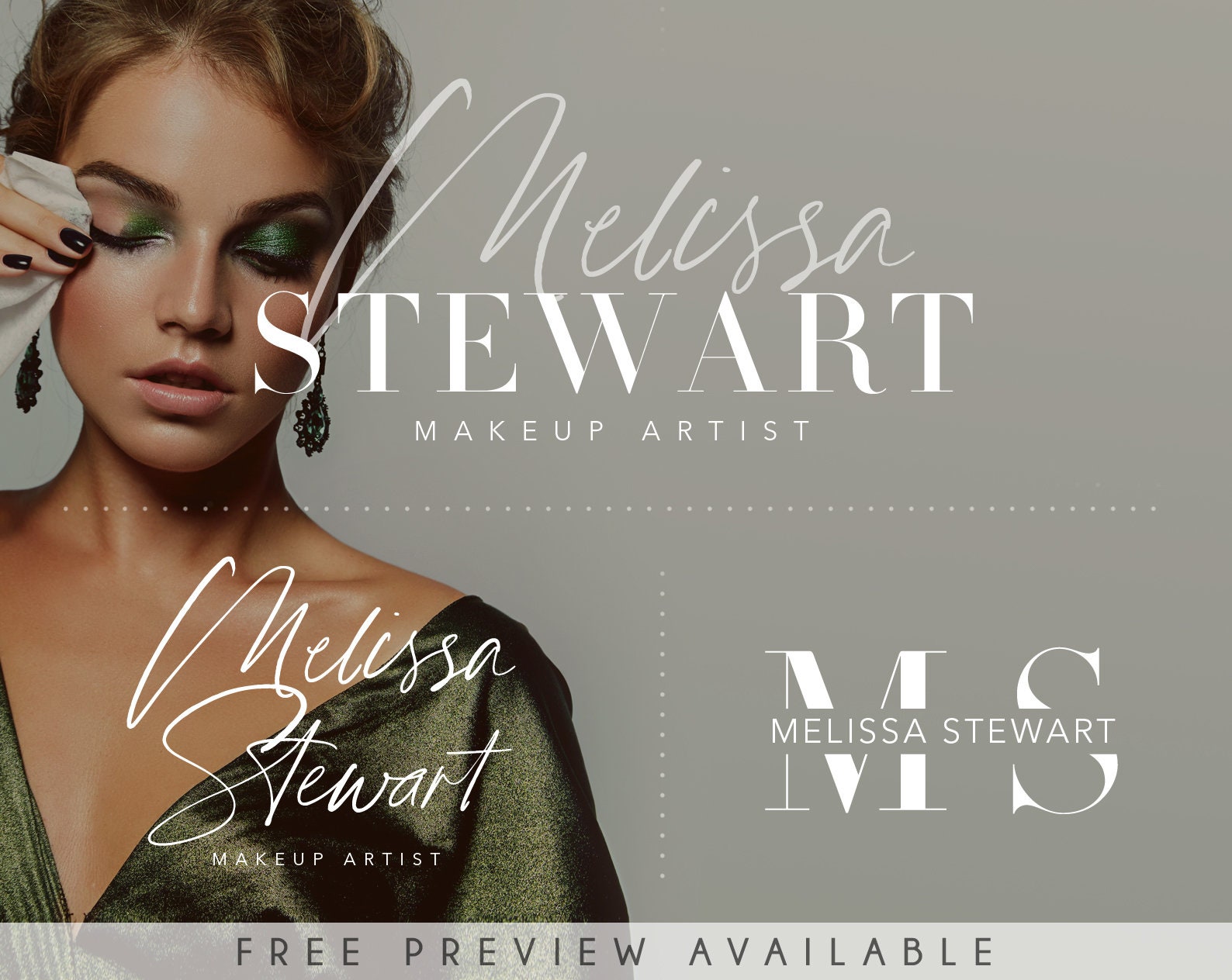 Makeup Logo Design Beauty Logo Watermark Fashion Logo | Etsy