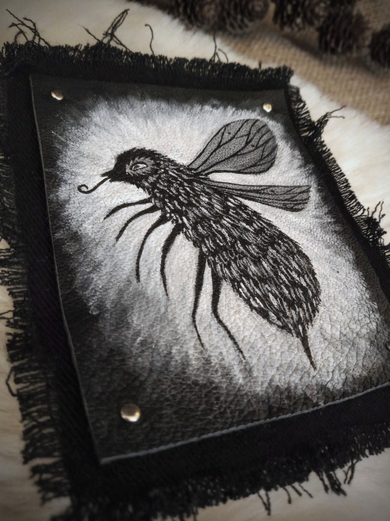 Weird BEE Patch Creepy Cute Jacket Bag Shirt Vest Spooky - Etsy