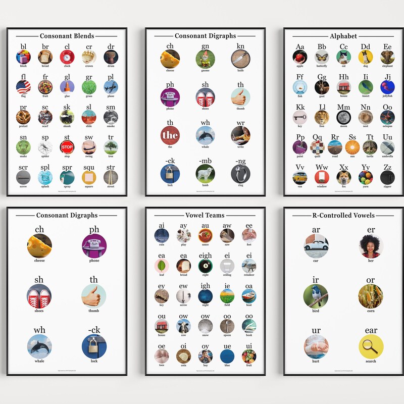 Phonics Poster - Etsy