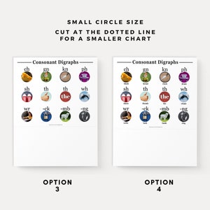 Minimalist Phonics Poster Digraphs level 2 Montessori Chart Educational ...