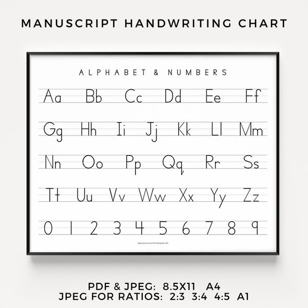 Printable Alphabet - Etsy