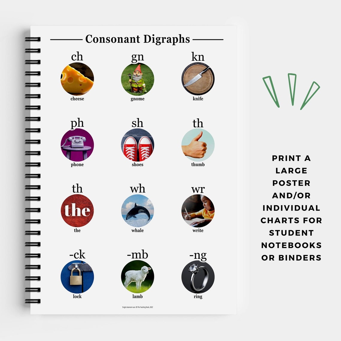 Minimalist Phonics Poster Digraphs level 2 Montessori - Etsy