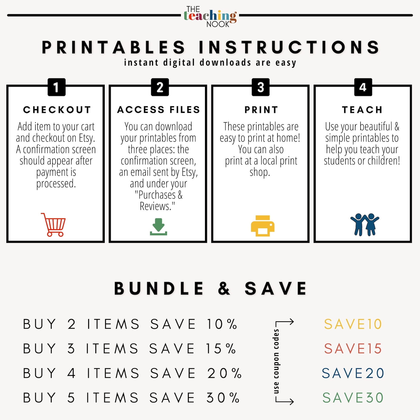 Cursive & Manuscript Print Handwriting Chart | Horizontal Printable ...