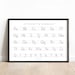 Cursive & Manuscript Print Handwriting Chart | Minimalist Printable ...