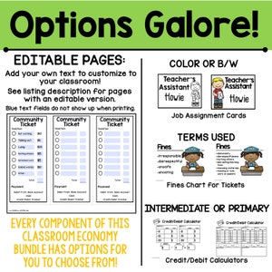 Classroom Economy Super Bundle | Printable PDF | Customizable | an ...