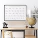Cursive & Manuscript Print Handwriting Chart Landscape | Horizontal ...