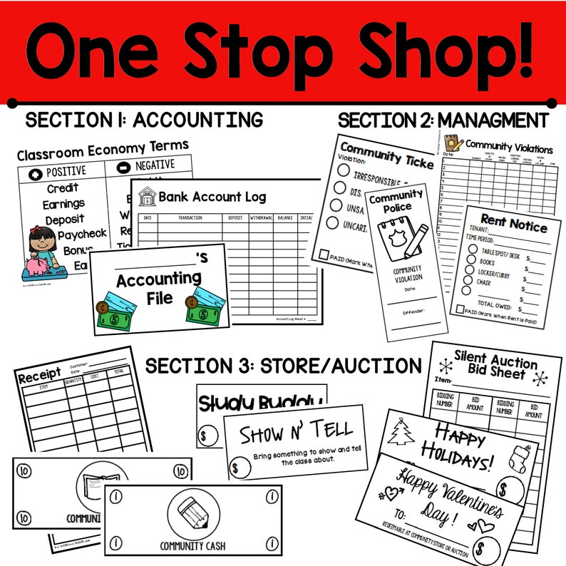 Classroom Economy Super Bundle | Printable PDF | Customizable | an ...