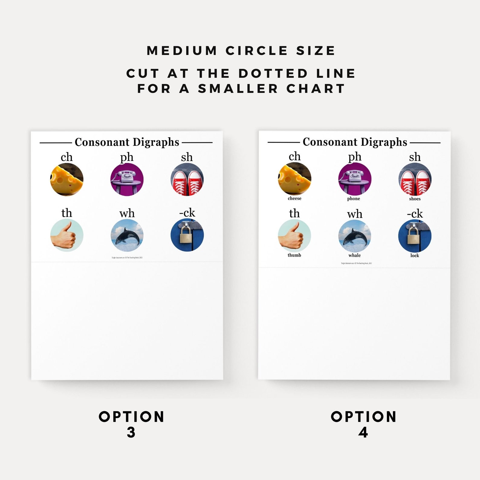 Digraphs Phonics Chart Bookface level 1 Montessori Minimalist Poster ...