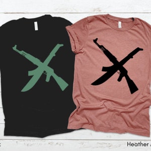 Communist AK-47 Machete T-shirt Communism Shirt Arm the Left Leftist ...