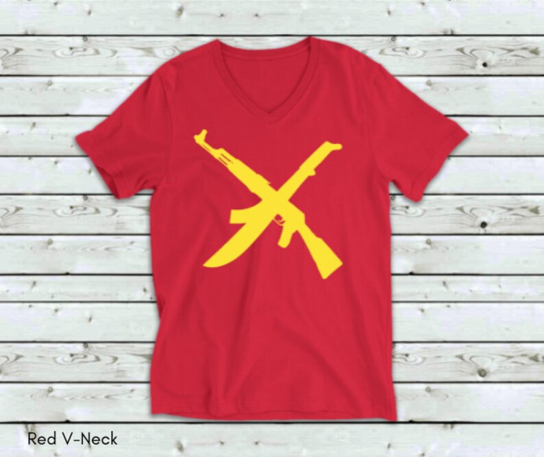 Communist AK-47 Machete T-shirt Communism Shirt Arm the Left Leftist ...