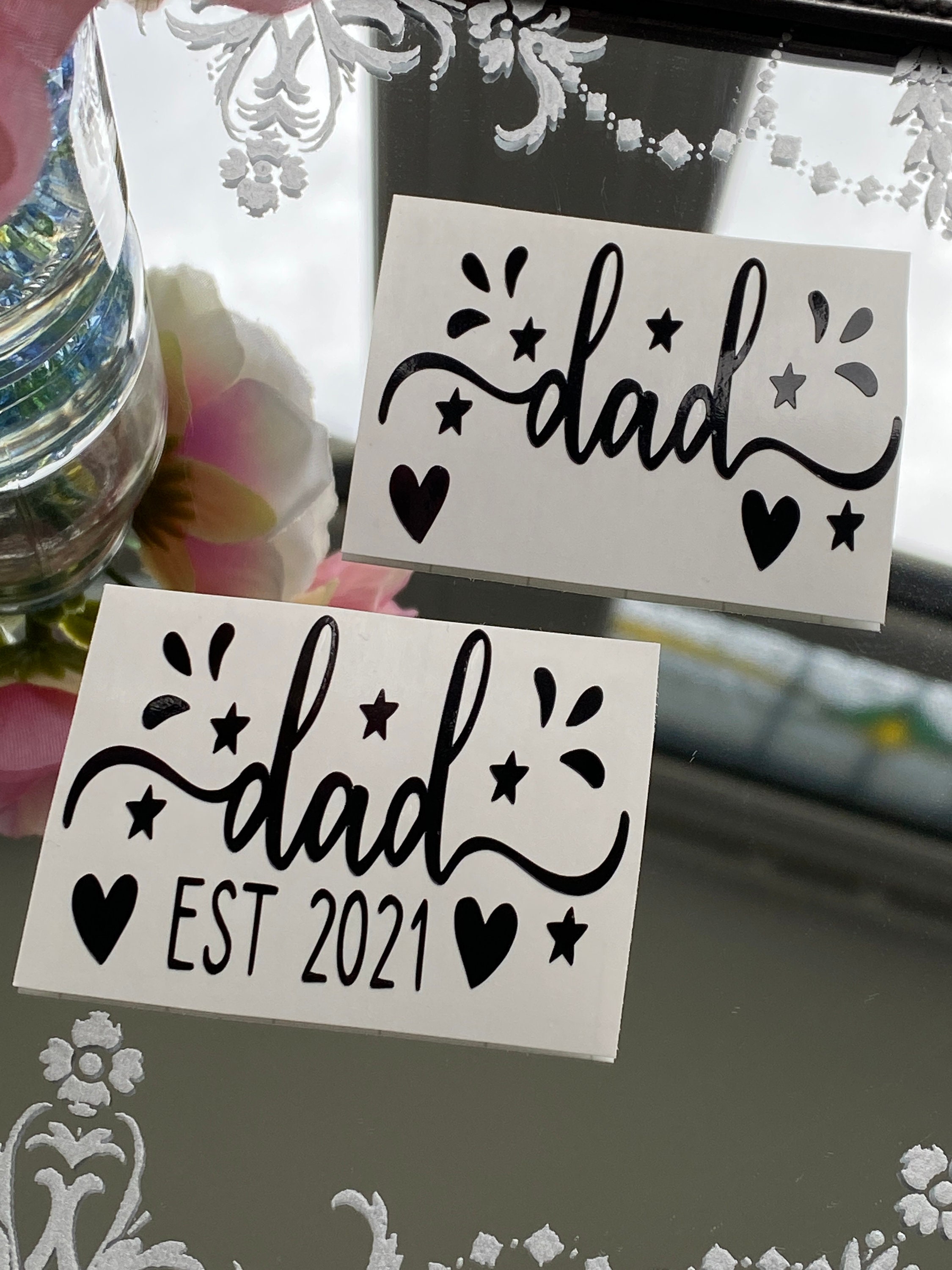 Dad Vinyl Decals Vinyl Decals Fathers Day Fathers Day Gift | Etsy