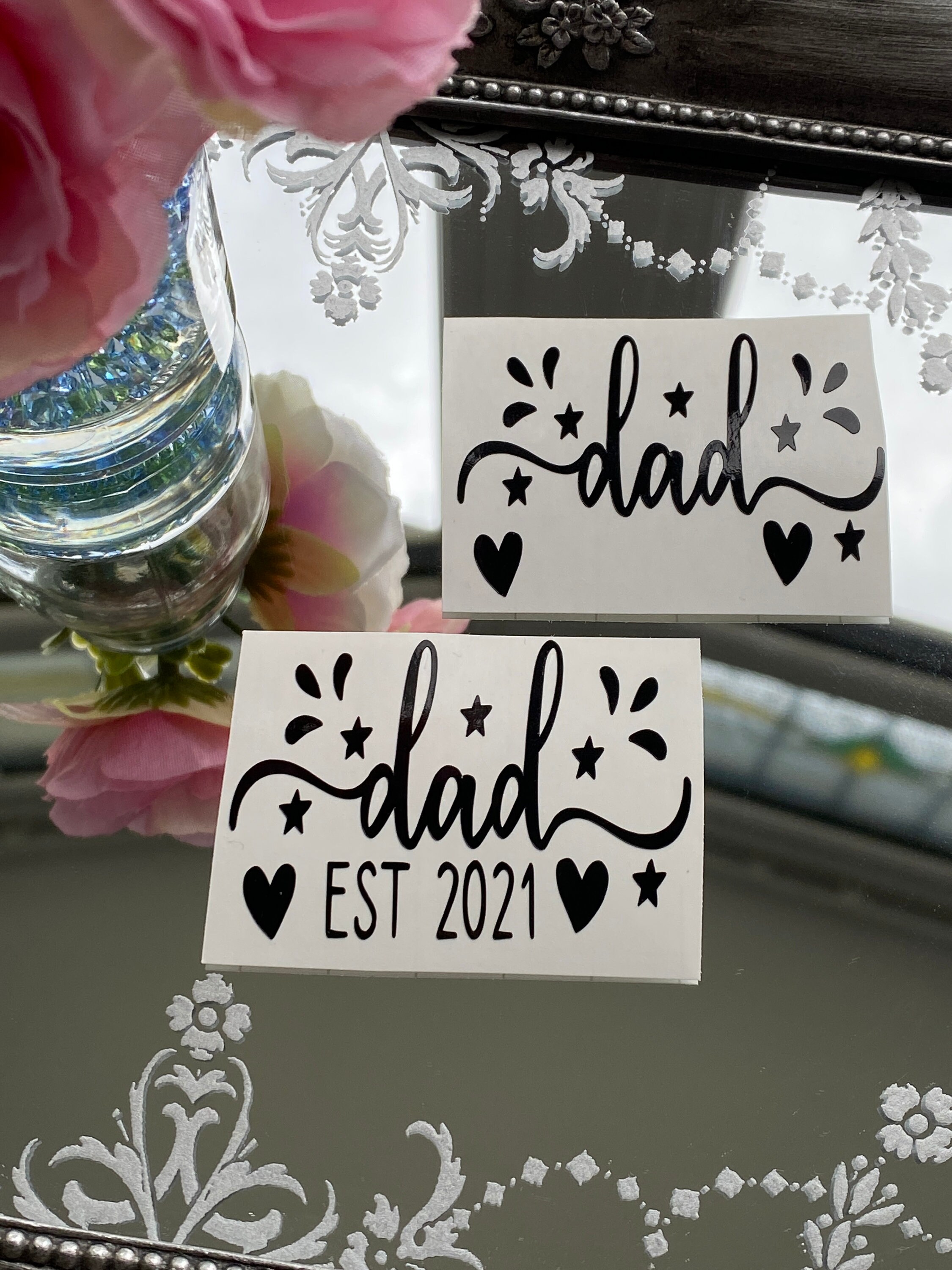 Dad Vinyl Decals Vinyl Decals Fathers Day Fathers Day Gift | Etsy