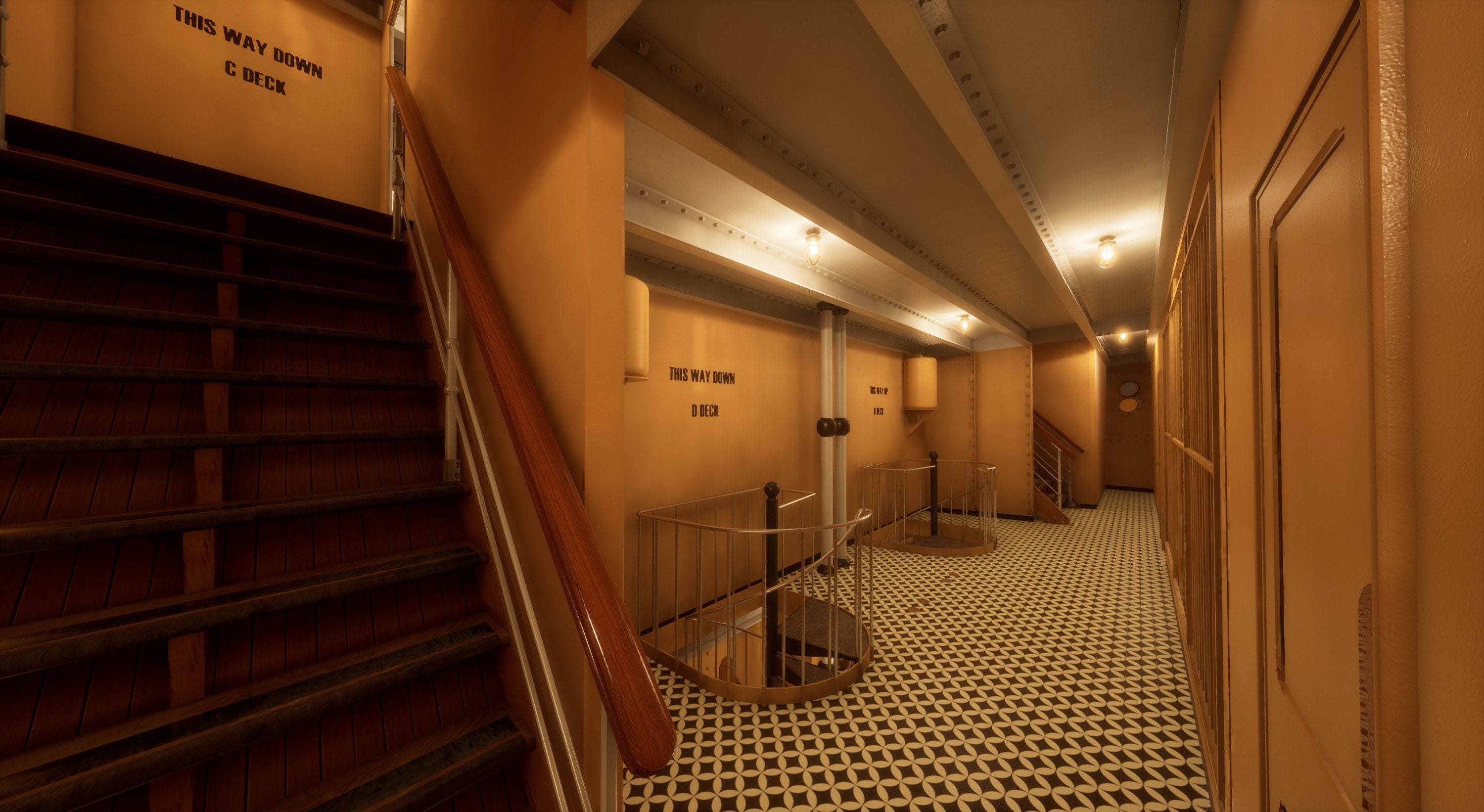 RMS Titanic/olympic Bathroom & Crew Space Floor Tile Replica - Etsy