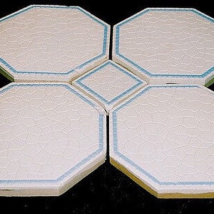 RMS Titanic/olympic Full Size Pool Tile Replica Set of 4 With Center ...