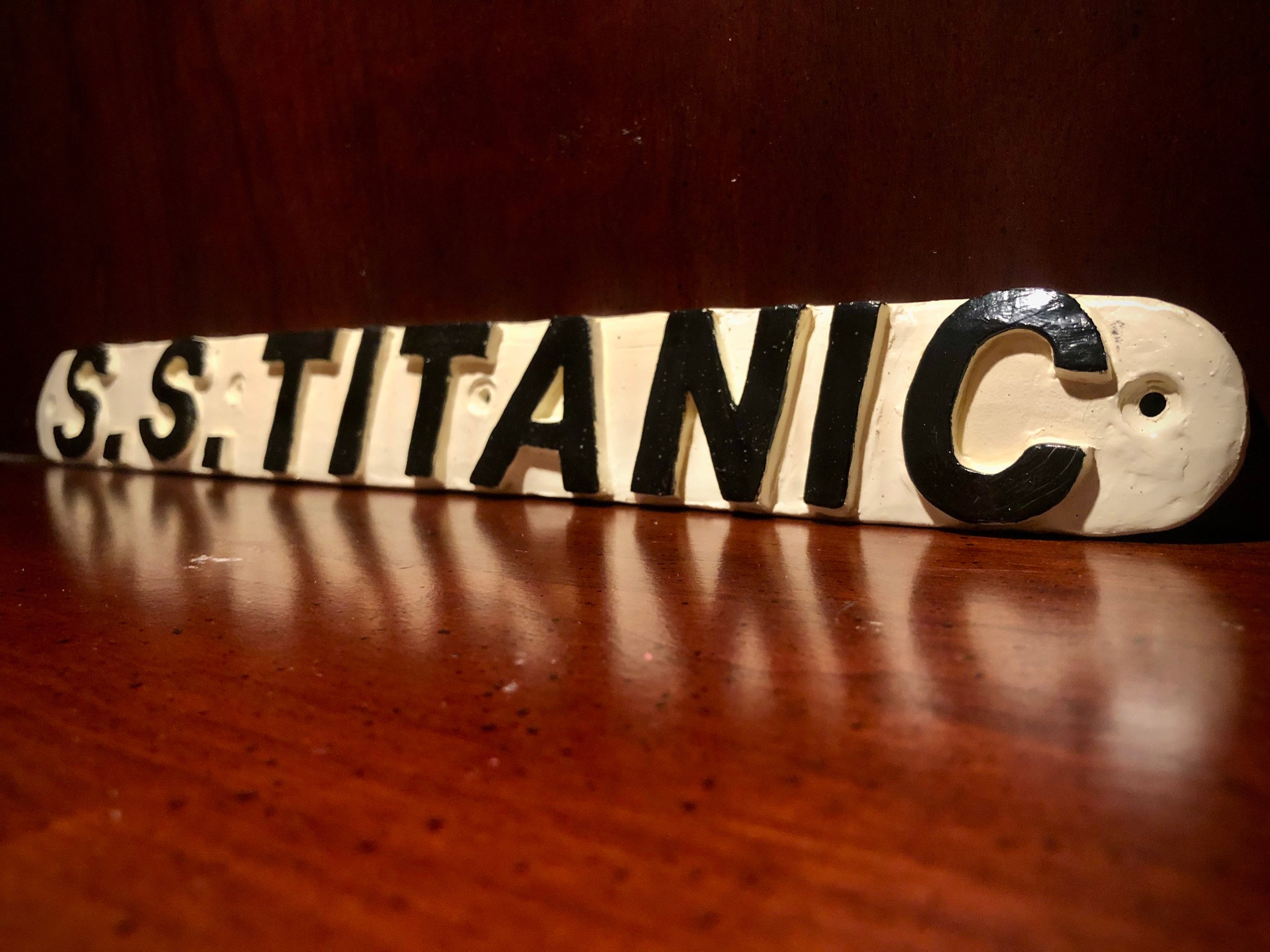 RMS Titanic Lifeboat Nameplate Replica - Etsy UK