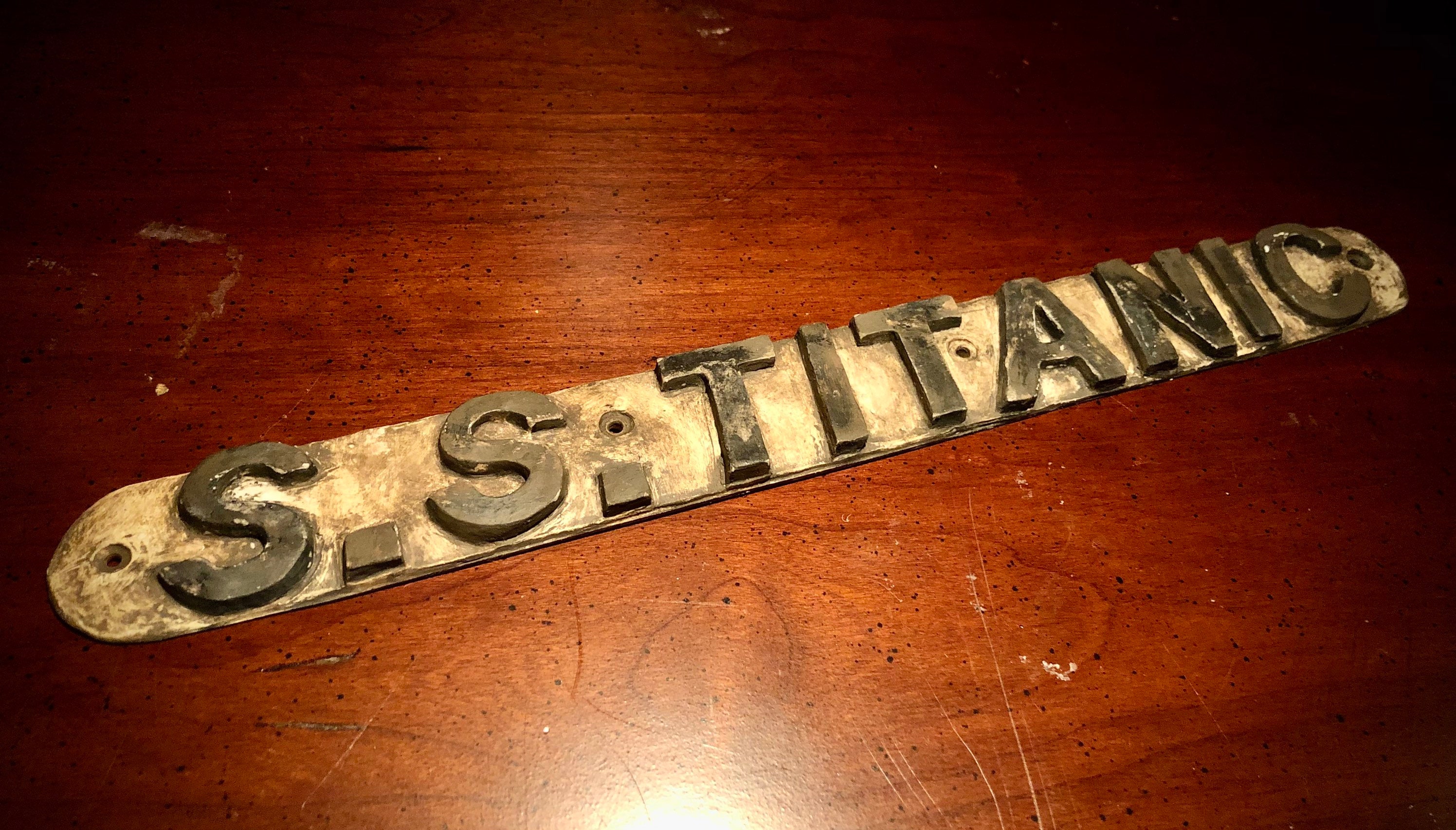 RMS Titanic Lifeboat Nameplate Replica - Etsy UK