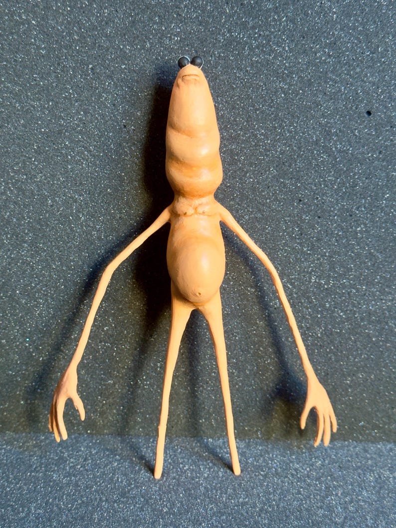 8 Inch Marcus the Worm Figurine - Etsy