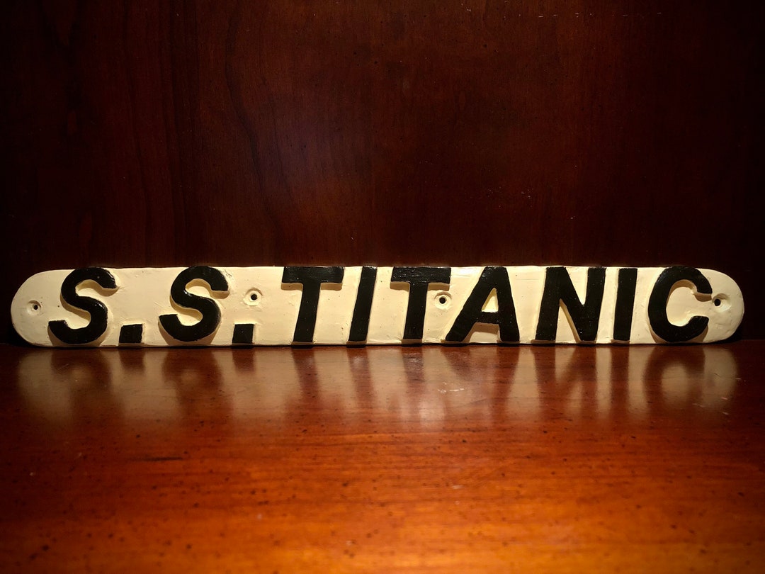 RMS Titanic Lifeboat Nameplate Replica - Etsy