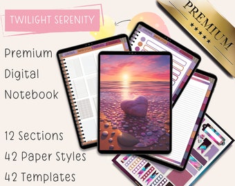 Rainbow DIGITAL NOTEBOOK Goodnotes Digital Diary Journal - Etsy UK