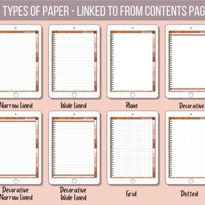 BOHO DIGITAL NOTEBOOK Goodnotes Digital Diary Journal - Etsy